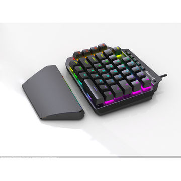 China RGB Mechanical one handed Gaming Keypad with 4 Macro keys on ...