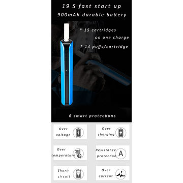 ChinaHNB(heating not burn) vaporizer, lighter size, 900mAh, 15 ...