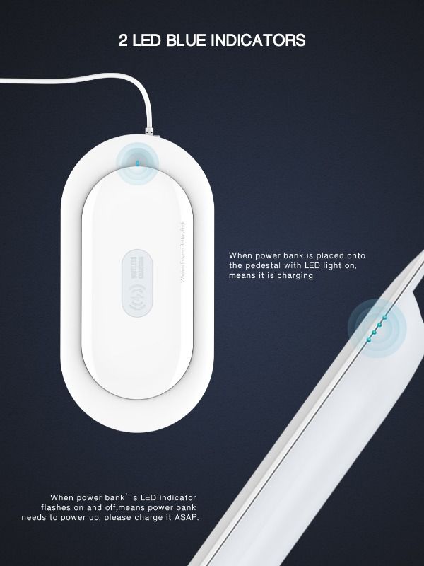 China LDNIO PW501 Fast Charging wireless Power Bank, High Capacity ...