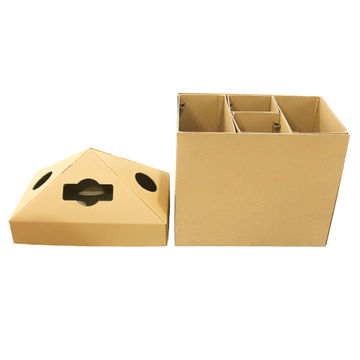 China Custom Recyclable Disposable Corrugated Cardboard Paper Trash ...