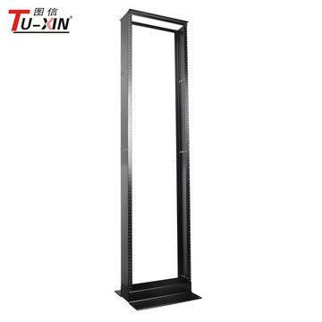 China 19 open frame rack 2 post server rack data center rack standards ...