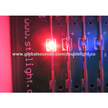 China Super Red SMD Diode Light 8mm Height 0805 Package Red Diffused ...