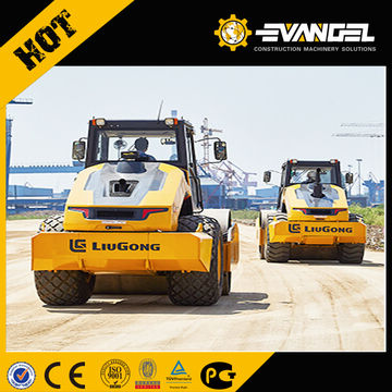 China Road Roller, Liugong single drum roller 14T compactor on Global ...
