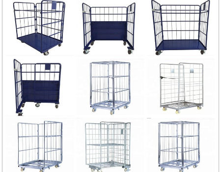 China Customized Supplier Cargo Storage Roll Nestable Roll Container on ...