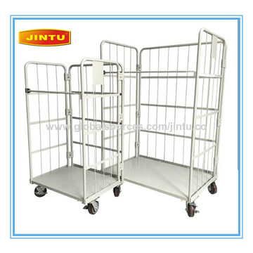 China Customized Supplier Cargo Storage Roll Nestable Roll Container on ...