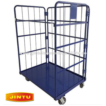 China Customized Supplier Cargo Storage Roll Nestable Roll Container on ...