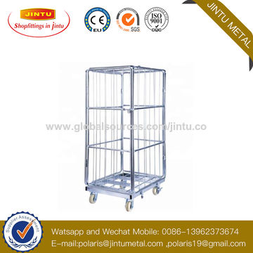 China Customized Supplier Cargo Storage Roll Nestable Roll Container on ...