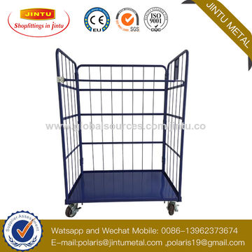 China Customized Supplier Cargo Storage Roll Nestable Roll Container on ...