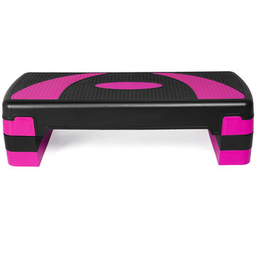 China Fitness aerobic step Plastic stepper with adjustable step on ...