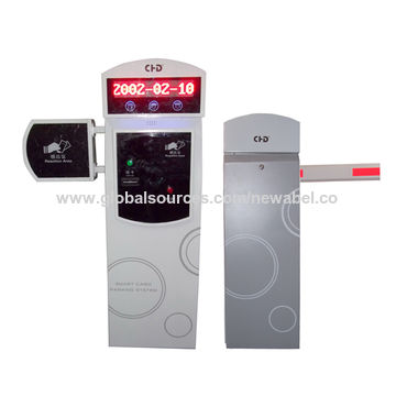 China RFID Card Car Parking System with Road Barrier Gate on Global ...