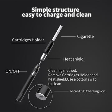 China HNB(heating not burn) vaporizer, IQOS plus, 900mAh, 15 cartridges ...
