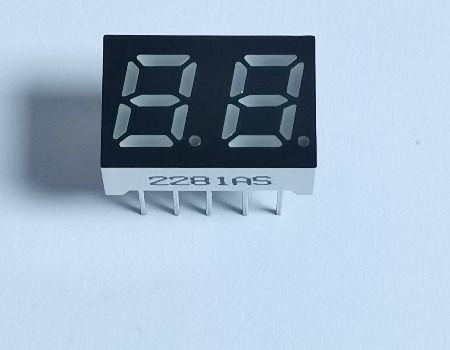 Red Dual-digit 7-segment LED display, outdoor led display outdoor ...