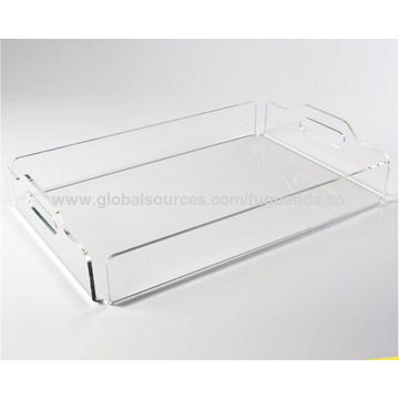 China Customize perspex serving tray acrylic serving tray plexiglass ...