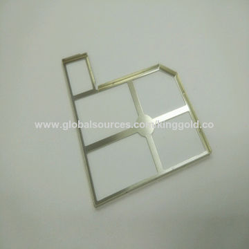 China Rohs precise progressive stamping metal rf shield case with 0.127 ...