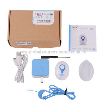 China Child GPS tracker with SOS button for help, Oval shape GPS ...