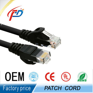 China High quality 0.5m/1/2/3/5m patch cable 8p8c cca cat5e patch cord ...