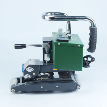 China HDPE geomembrane wedge welder, 1800W plastic sheet seam geomembrane welding machine on ...