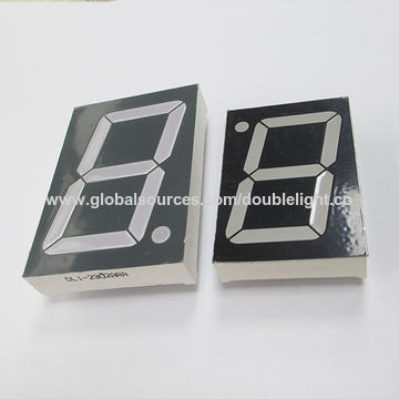China 2.3 inch 7 segment red led display common anode super bright red ...