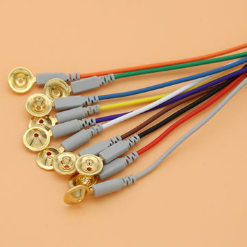 China EEG/AEEG/VEEG cable Din 1.5mm female plug and Gold-plated copper ...