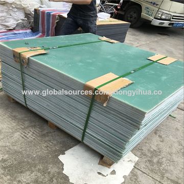 China Green G10/ FR4 Epoxy fiberglass sheet for PCB used on Global Sources