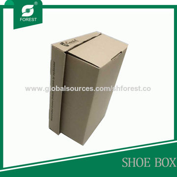 China Cardboard shoe box, made of Kraft paper, customized size with ...
