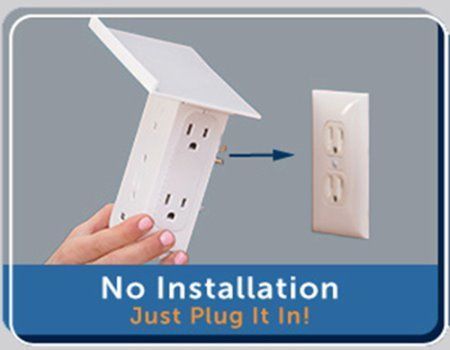 China Wall Outlet Shelf Holder Charging Socket Power Perch Organizer on ...