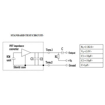 Taiwan Electret Condenser Microphone, SMD Type 6*2.2mm -44dB on Global ...