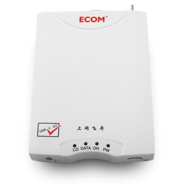 China 56K Modem ECOM 56SCD 56K External Voice/Data/FAX Modem with High ...