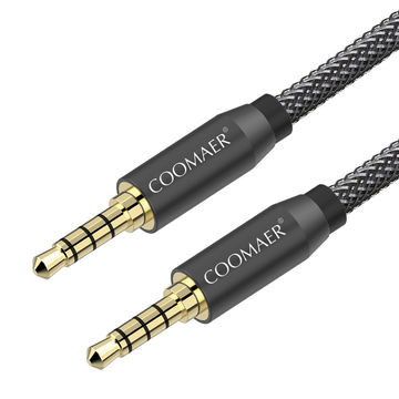 China 3.5mm Male to Male Audio Cable 4 Pole Stereo Aux Cable/Auxiliary ...