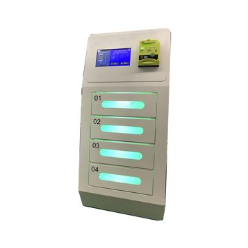 China 4 bay wall mounted cell phone charging station for event on ...