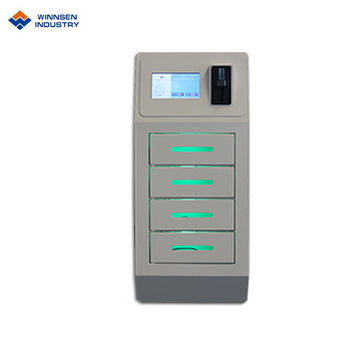 China 4 bay wall mounted cell phone charging station for event on ...
