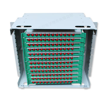 China Rackmount ODF 72-port fiber optic distribution frame with ST ...
