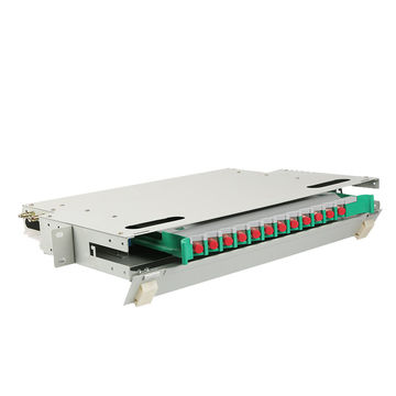 China ODF Distribution Frame 12 Core Rack Mount 1U Type ODF with FC/UPC ...