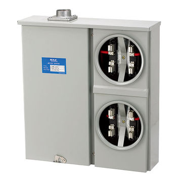 China Meter Bank 4 Jaw base 2 stack single phase 200 Amp on Global ...