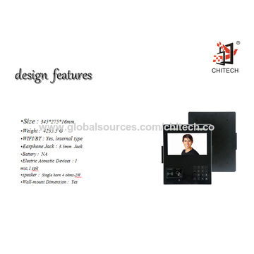 ChinaCustomized 7"-10.1 inch access control biometric terminal /MT 8783 ...