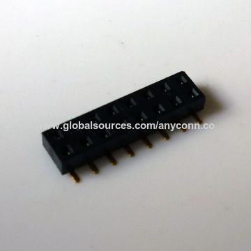 China 2.54mm Pitch 90-degree SMT Female Headers with Pickup Cap and Pegs on Global Sources ...