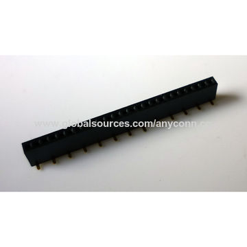 China 2.54mm Pitch 90-degree SMT Female Headers with Pickup Cap and ...