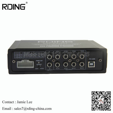 China 4 IN 8 OUT 31-band DSP car amplifier with IOS and Android App and ...