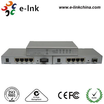 China 10/100M managed 1 SC port + 4*RJ45 ports fiber Ethernet switch on ...