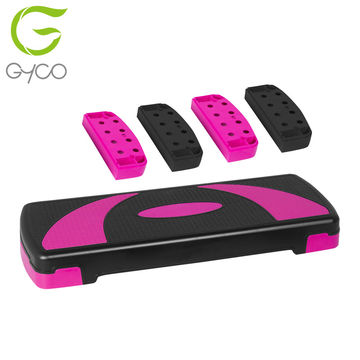 China Aerobic steps adjustable step fitness equipment three levels step ...