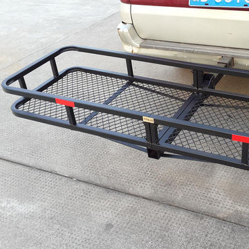 China Hitch Mount Folding Cargo Carrier rear luggage carrier luggage ...