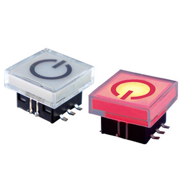 China Honyone Square Momentary Tactile Switches, Illuminated Bi-color ...