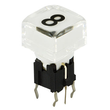 China Honyone design patent transparent cap illuminated tact switch ...