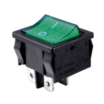 China Honyone 3-way rocker switch, black housing without illuminated 6 ...