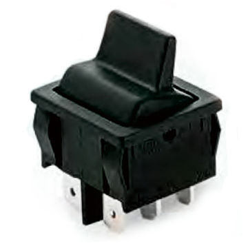 China Honyone 3-way rocker switch, black housing without illuminated 6 ...