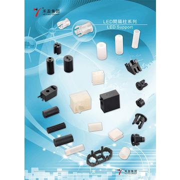 China Plastic LED round spacer support on Global Sources