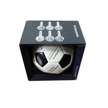 China Football cardboard box, CMYK printing corrugated paper box, mail ...