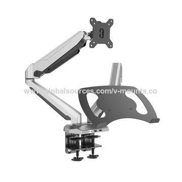 China Standing Mount Sit Stand Arm Workstation Gas Spring Laptop Mount ...