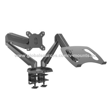 China Standing Mount Sit Stand Arm Workstation Gas Spring Laptop Mount ...