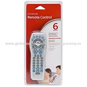 6-device Universal Remote Control with 10m Working Distance, Customized ...